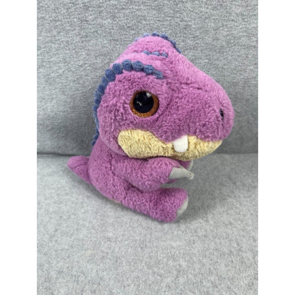 Jurassic Quest Dinosaur Plush Stuffed Animal Purple Raptor Character ...