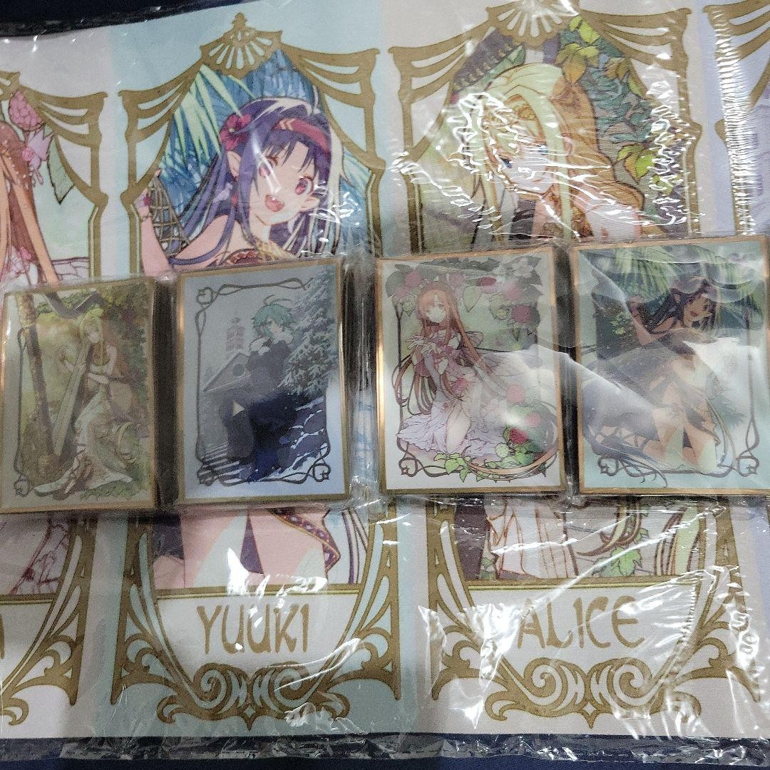 SAO Asuna Yuuki Alice Sinon Mucha Sleeve Set Trading Card Chaos | eBay