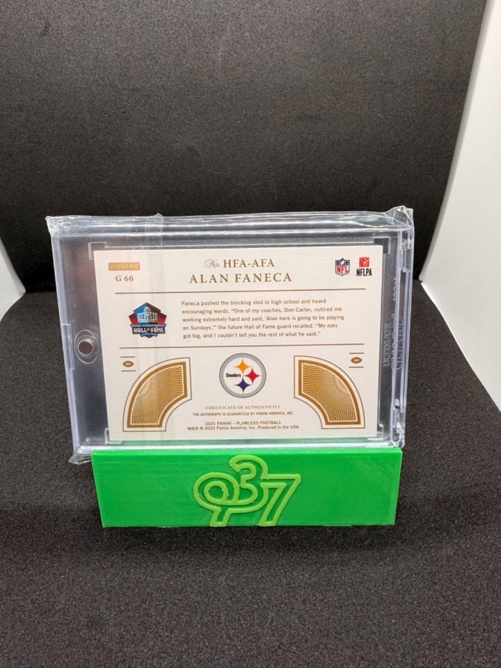 2021 Flawless NFL Alan Faneca Hall Of Fame Autographs 1/10 | eBay