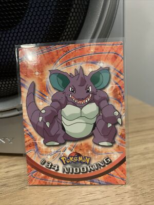 Nidoking #34 Blue Label 1999 Pokemon Topps TV Animation Series 1 LP | eBay