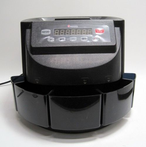 Cassida C200 Coin Sorter Digital Coin Counter Used With Trays | eBay