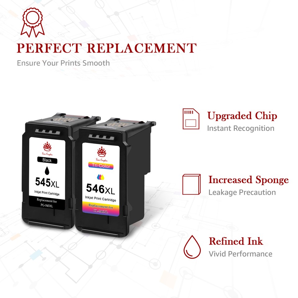 3x PATRONEN XXL PG-545 CL546XL für CANON PIXMA MG 2550 2450 TS3350 ...