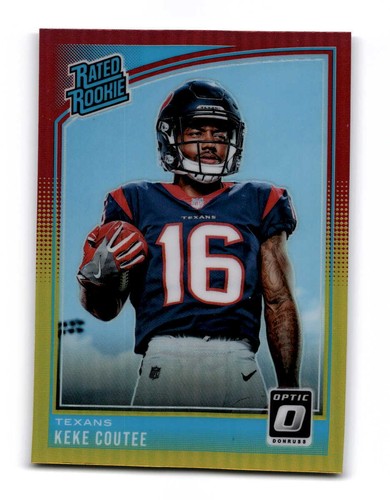 2018 Donruss Optic Red and Yellow Keke Coutee 176 | eBay