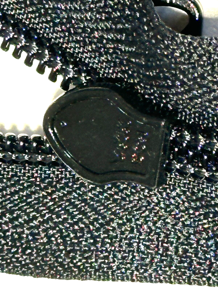 100 Pack YKK Nylon Coil Lightweight Reverse Zipper Color Black #580 ...