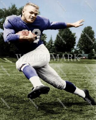 DO218 Yale Larry Detroit Lions Football 8x10 11x14 16x20 Colorized ...