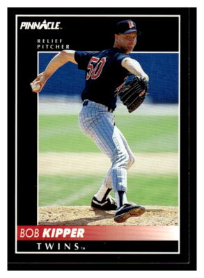 1992 Pinnacle #495 Bob Kipper - Minnesota Twins | eBay