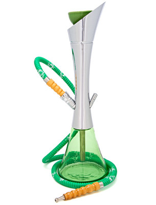 Zahrah Glass wave Hookah Shisha High Quality Green Hookah | eBay