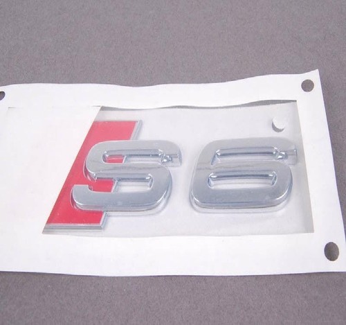 Audi A6 C4 C5 C6 C7 Rear Trunk S6 Lettering Nameplate Badge Emblem ...