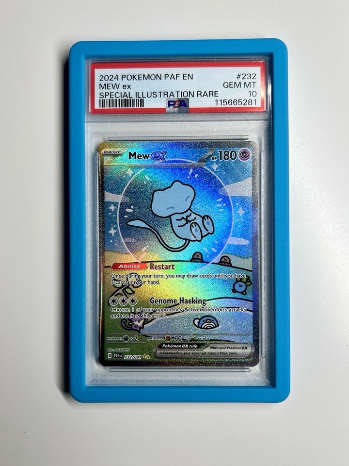 Pokemon Mew Ex 232/091 PSA 10 Paldean Fates English "Bubble Mew" PSA 10 ...