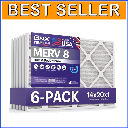 MERV 8 6-Pack Air Filters - Ultimate Filtration for Dust, Mold ...