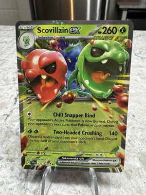 SCOVILLIAN EX HOLO 022/162 TEMPORAL FORCES POKEMON | eBay