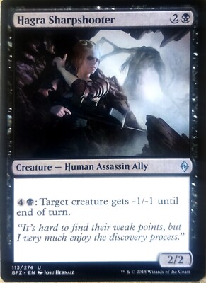 MTG Magic the Gathering - 1 Hagra Sharpshooter [BFZ] | eBay Australia