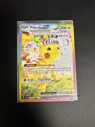 Pokemon TCG Pikachu ex SIR Surging Sparks 238/191 | eBay