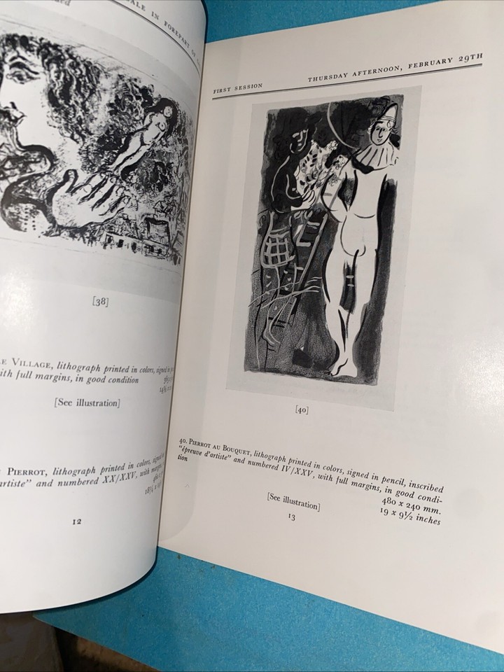 Parke-Bernet 19th & 20th c Etchings Lithographs Woodcuts Feb/March 1968 ...