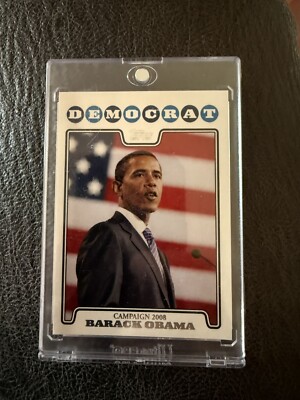 Barack Obama eTopps Campaign Trading Card | eBay