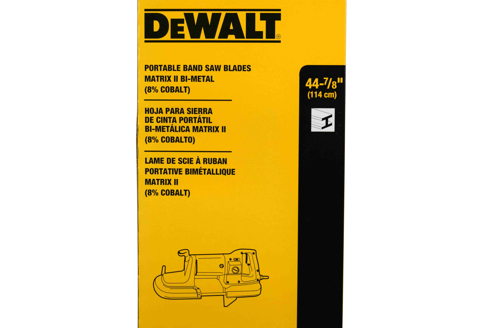DEWALT DW3983C 32-7/8" Bi-Metal Cordless Band Saw Blades - 3 Pack for ...