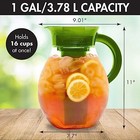 The Big Iced Tea Maker and Infuser, Plastic Beverage with Leak Green ...