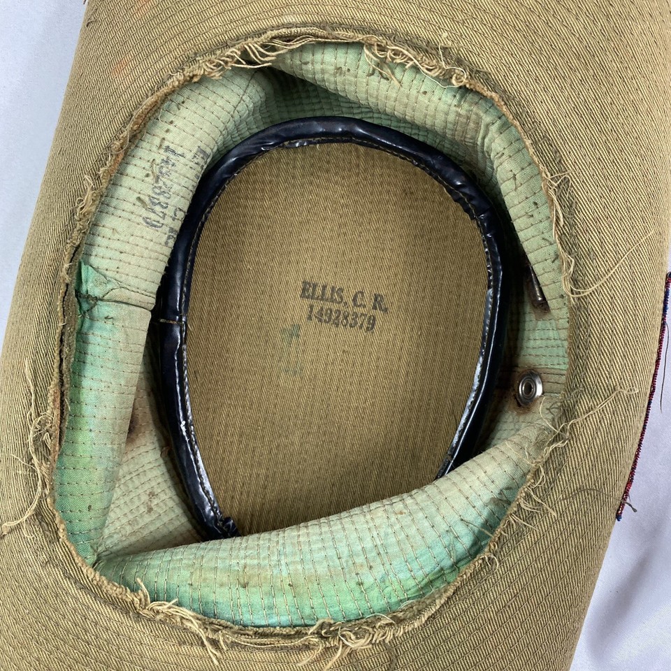 Original Vietnam War Bush Safari Hat Thailand Korat Air Base Patches | eBay