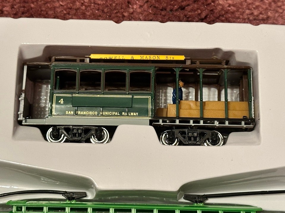 NEW HO Scale 2 Classic Streetcars - New Orleans and San Francisco Cable ...