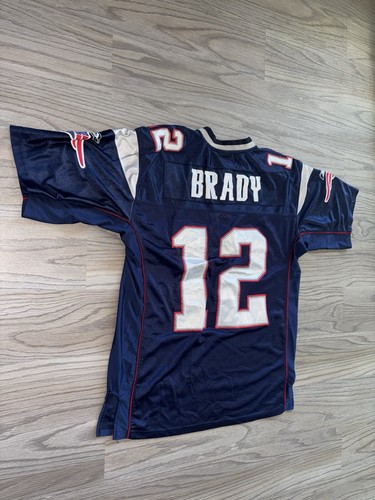 Tom Brady Reebok On Field New England Patriots Football Jersey Size 50 ...