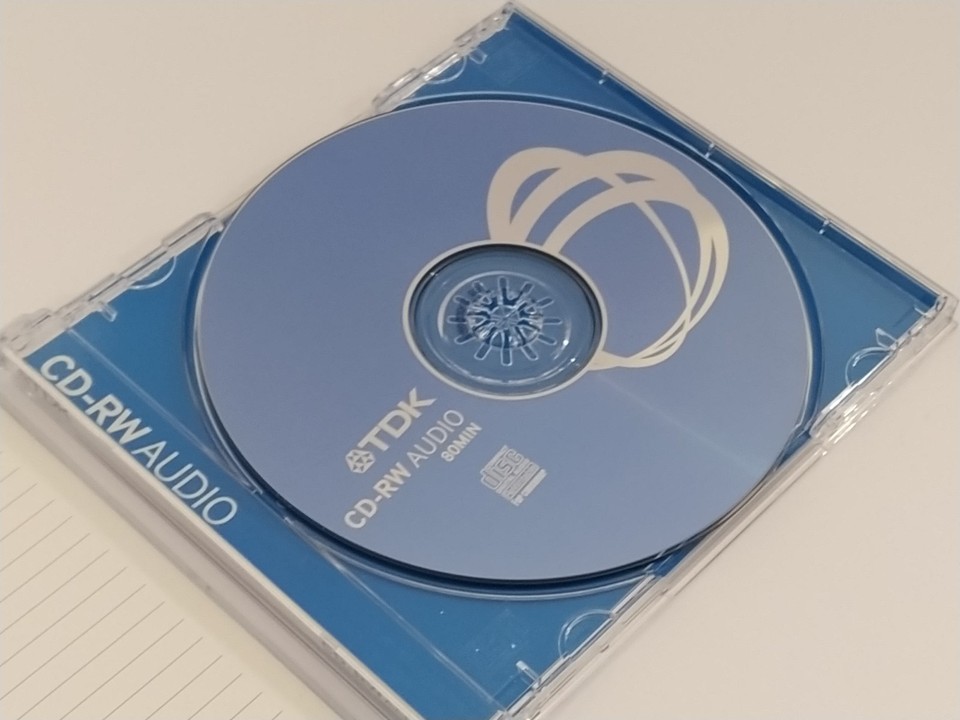 TDK CD-RW80 / CD-RWXG80JCA Audio Music 80 Min CD RW RE-WRITABLE Blank ...