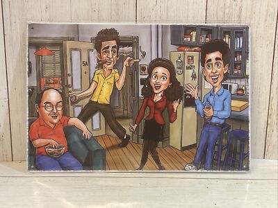 Seinfeld Metal Poster Tin Sign Mancave Wall Decor Jerry Kramer George ...