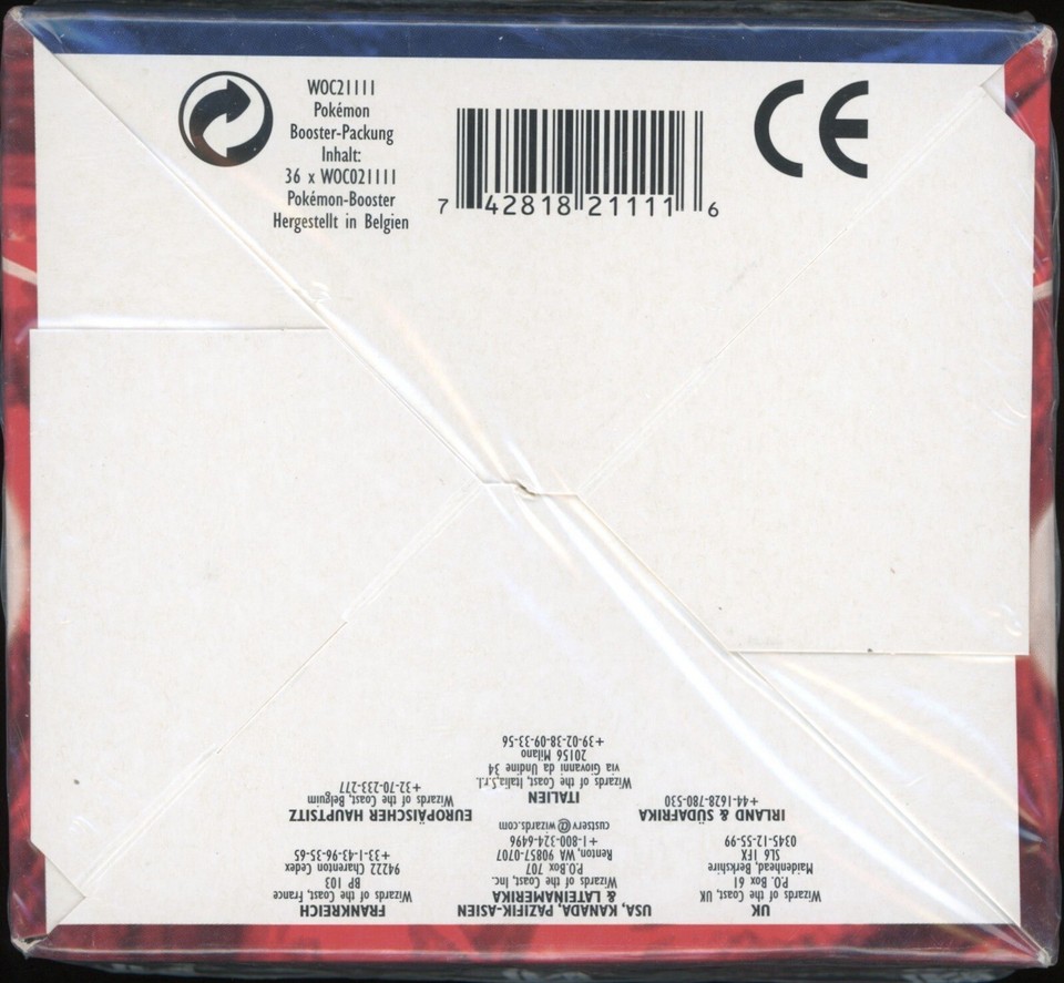 1999 Pokemon GERMAN 1st Edition Base Set Booster Box Display SEALED | eBay