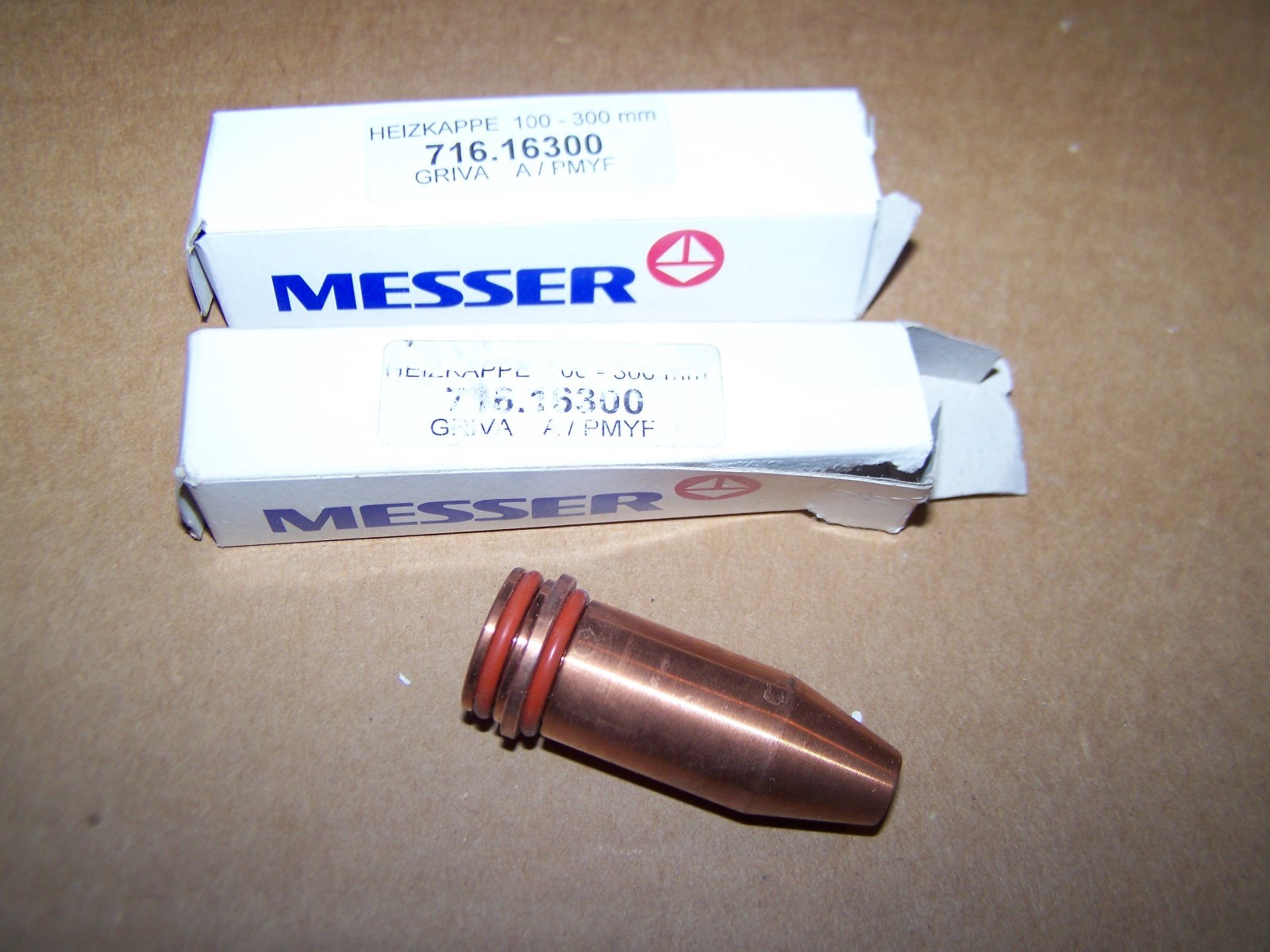 LOT OF (2) WHOLESALE MESSER 716.16300 CUTTING TIP NOZZLE CONSUMABLE | eBay