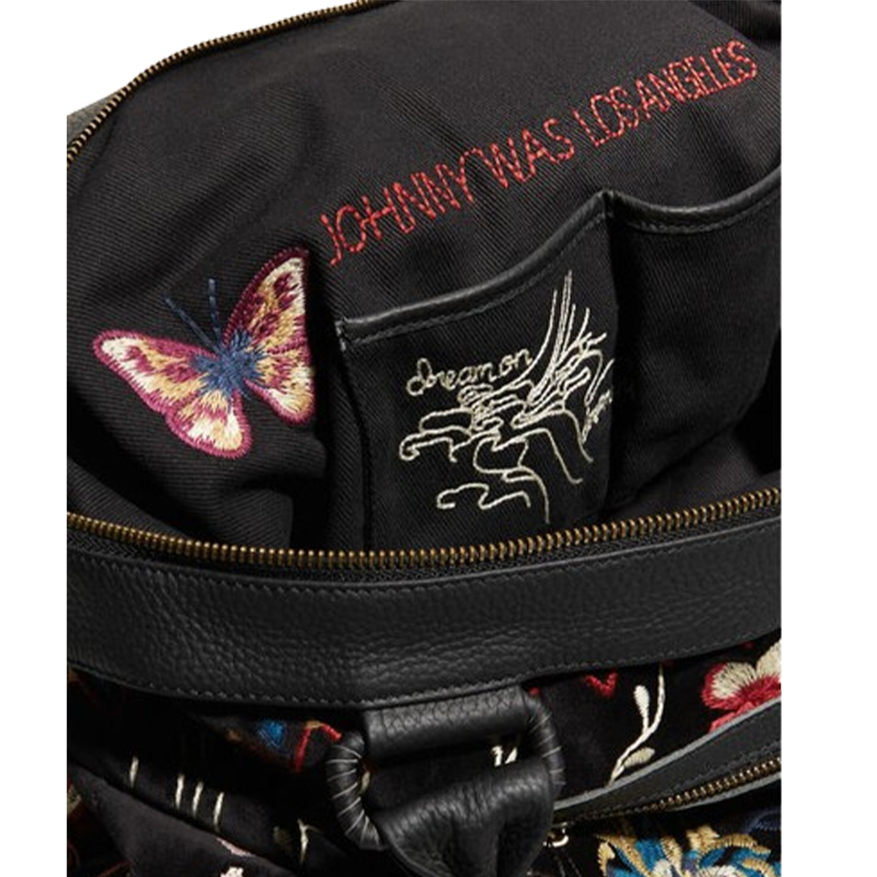 Johnny Was Dreamer Overnight Tote Bag Weekender Handbag Floral Purse ...