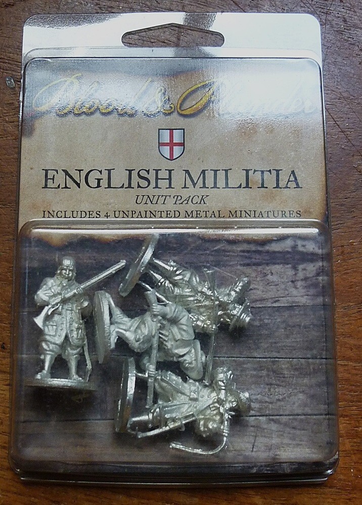 Blood & Plunder 28mm scale 4 x English Militia Blister pack new | eBay UK