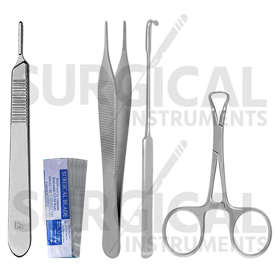 28 Spay Neuter Pack Veterinary Instrument Forceps Scissors Surgical ...