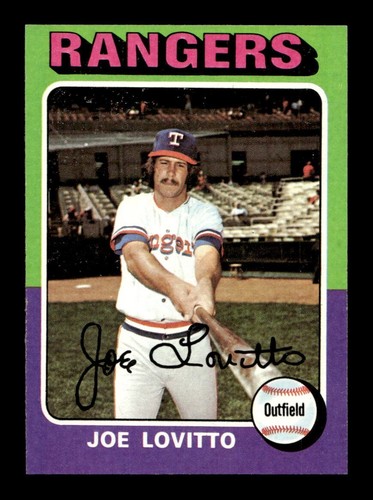 1975 Topps #36 Joe Lovitto Rangers NEAR MINT *8z | eBay
