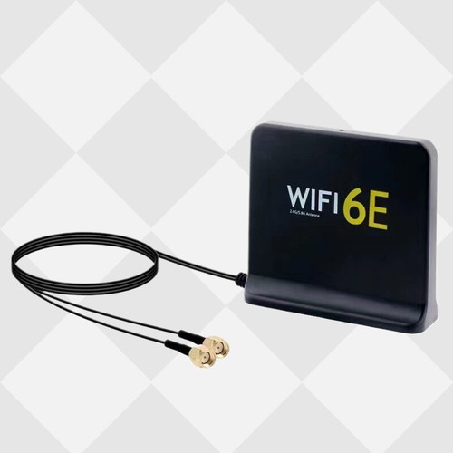 Portable 2.4G 5.8G 6G WiFi 6E Mimo Aerial With 2pcs Cable Indoor ...