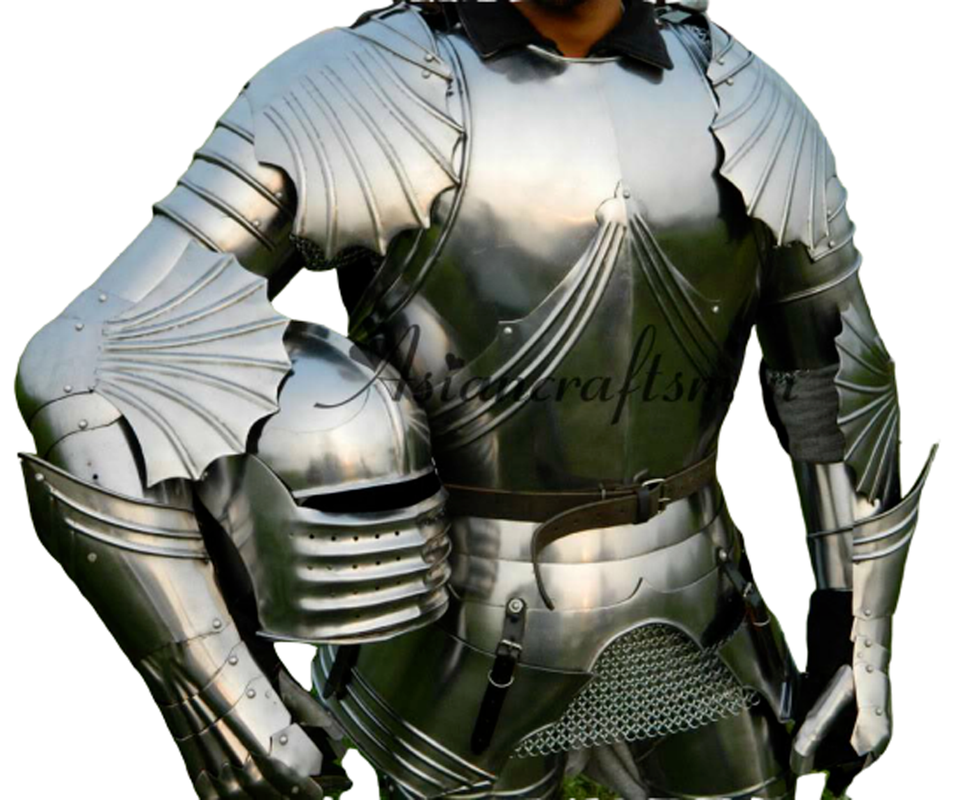 Medieval half armor Muscle Roman Metal Breastplate Breast Plate Roman ...