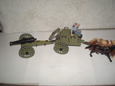Bmc 54mm painted civil war caison cannon and driver | eBay