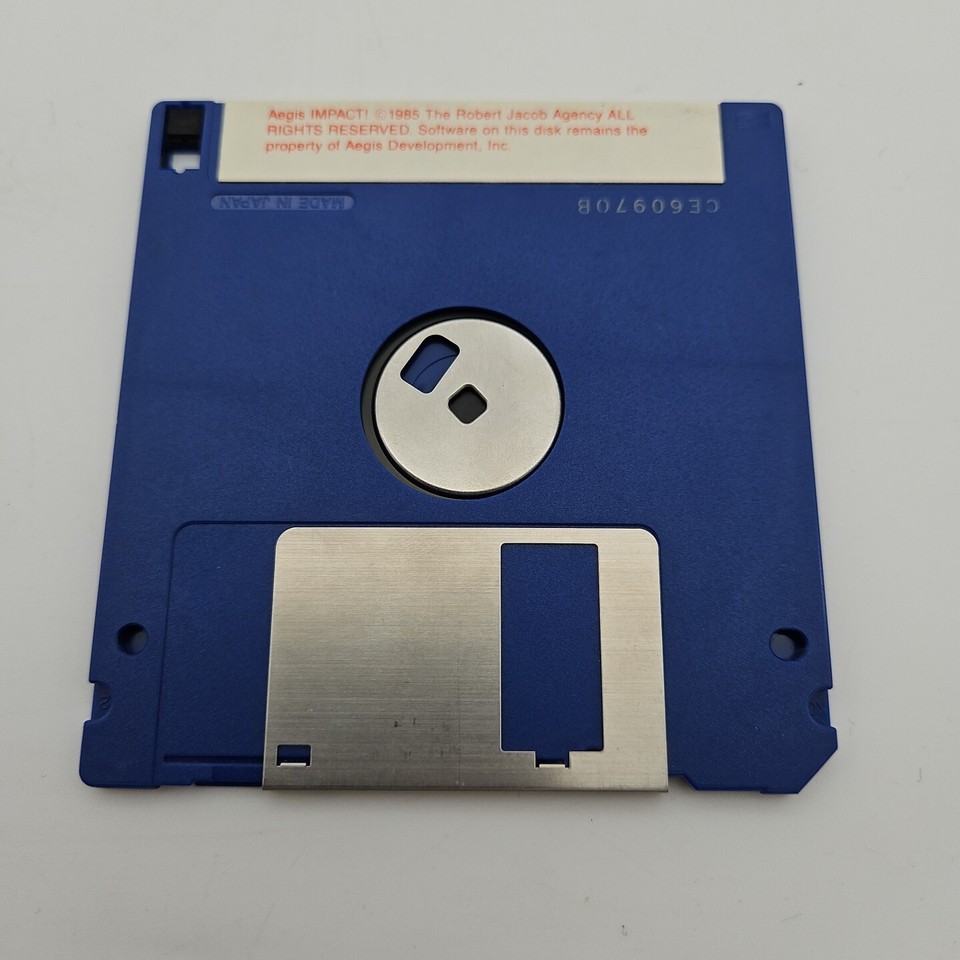 Commodore Amiga Aegis Impact Presentation Business Graphics Vintage 80s ...