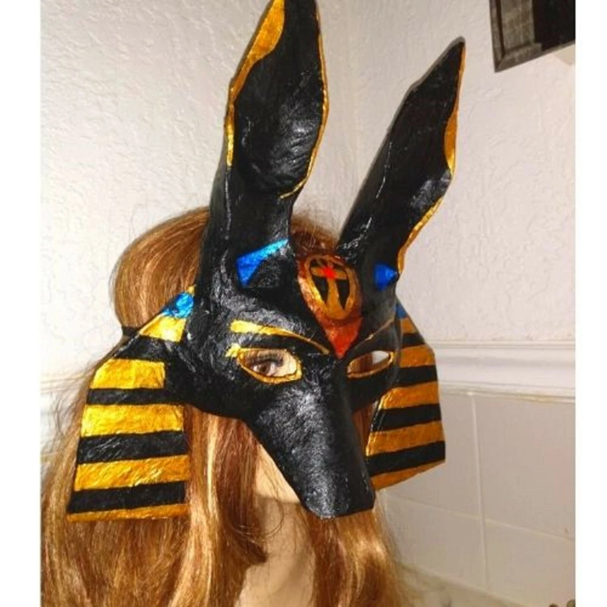 Anubis Mask Paper Mache