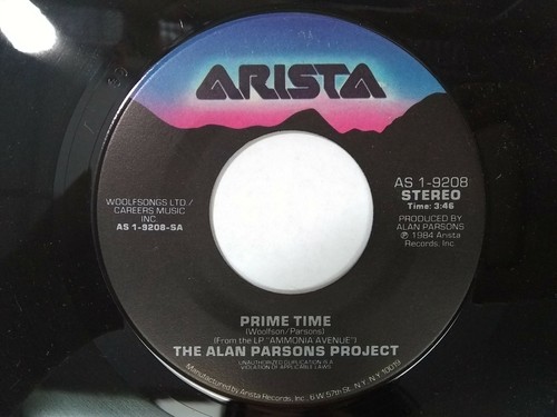 ALAN PARSONS PROJECT Gold Bug b/w Prime Time AS19208 7" 45rpm Vinyl ...