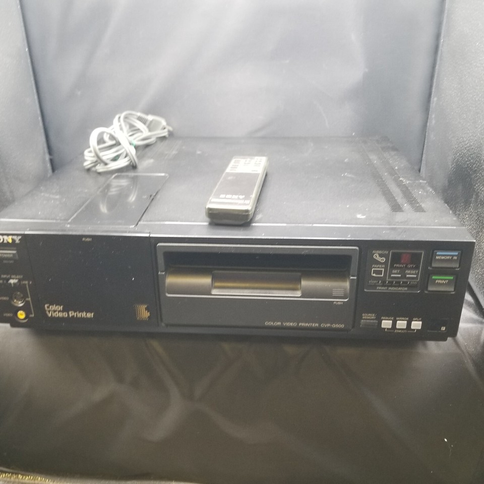 Sony Color Video Printer CVP-G500 With Remote Tested | eBay
