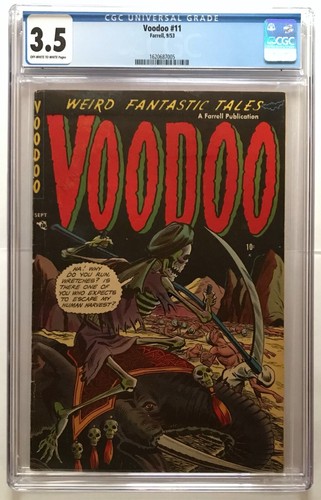 VOODOO #11 (Farrell 1953) CGC 3.5 💥 PRE-CODE SKELETON CVR | eBay