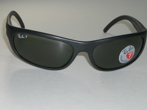 RAY-BAN RB4033 60[]17 PS SHOT SLEEK POLARIZED MATTE BLACK WRAPS ...