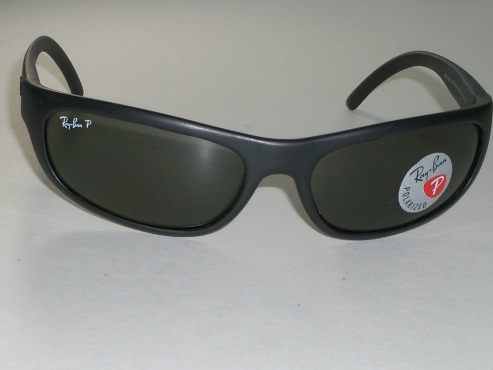 RAY-BAN RB4033 60[]17 PS SHOT SLEEK POLARIZED MATTE BLACK WRAPS ...