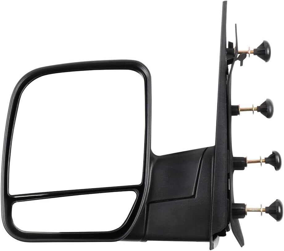 For 2003-2014 Ford Econoline Black Manual Side View Exterior Mirrors ...