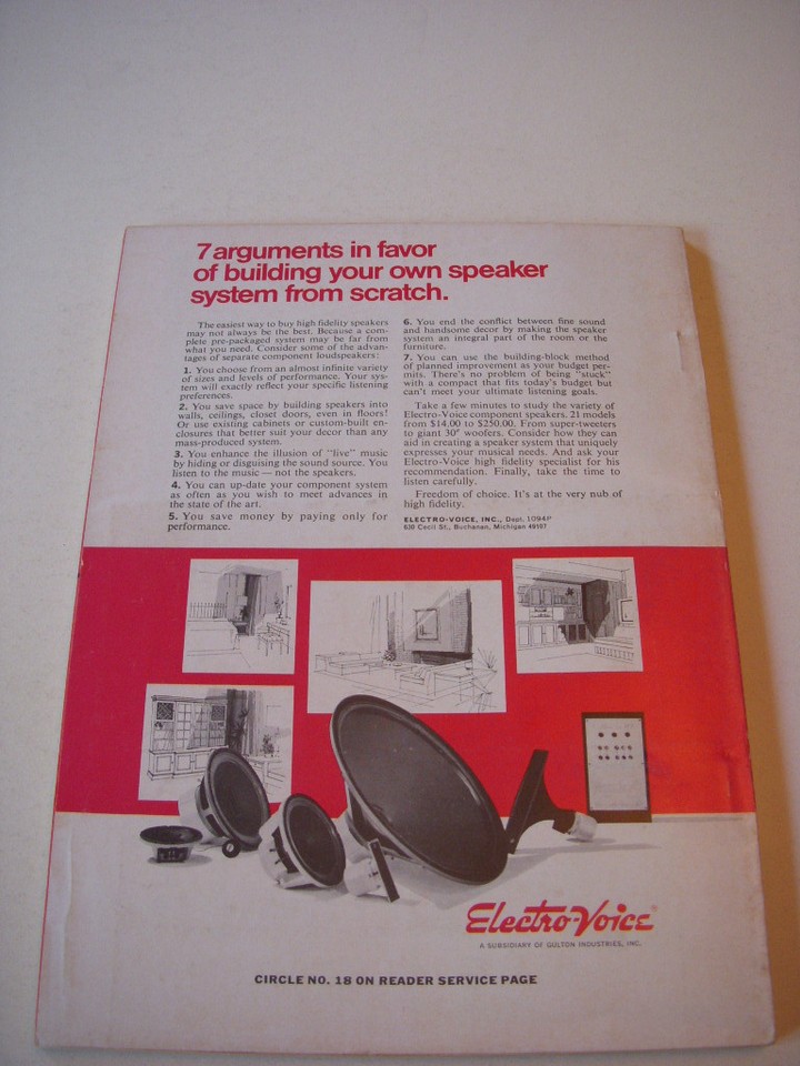 POPULAR ELECTRONICS Magazine, OCTOBER 1969, BUILD ELECTRONIC INDOOR ...
