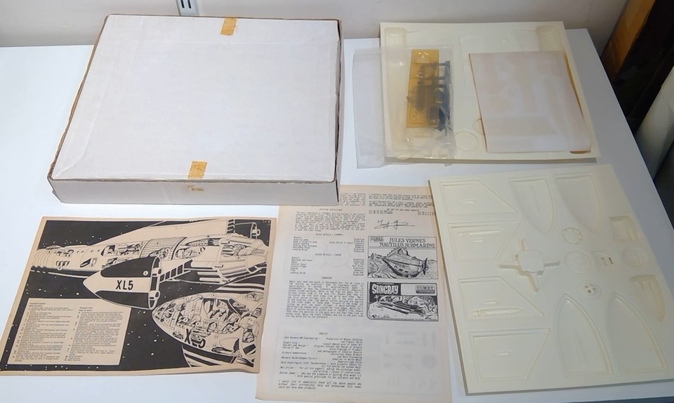 Vintage COMET MINIATURES CM.03 Gerry Anderson's Fireball XL5 model kit ...
