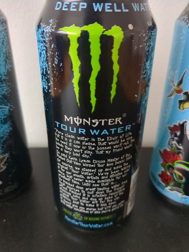 Rare 3 Unopened Monster Energy Guitar Vans Warped Tour Sparkling Water ...