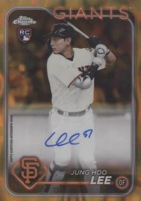 2024 Topps Chrome Update Series - Rookie Autographs Jung-Hoo Lee #RA ...
