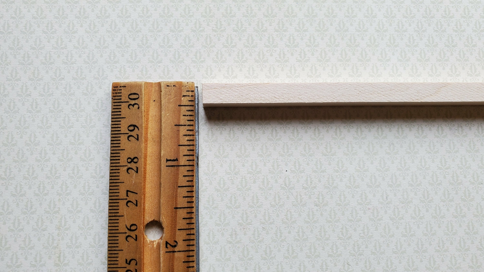 Dollhouse Miniature Wood Beams Posts 1/4 x 1/4 x 6" long Model Building ...