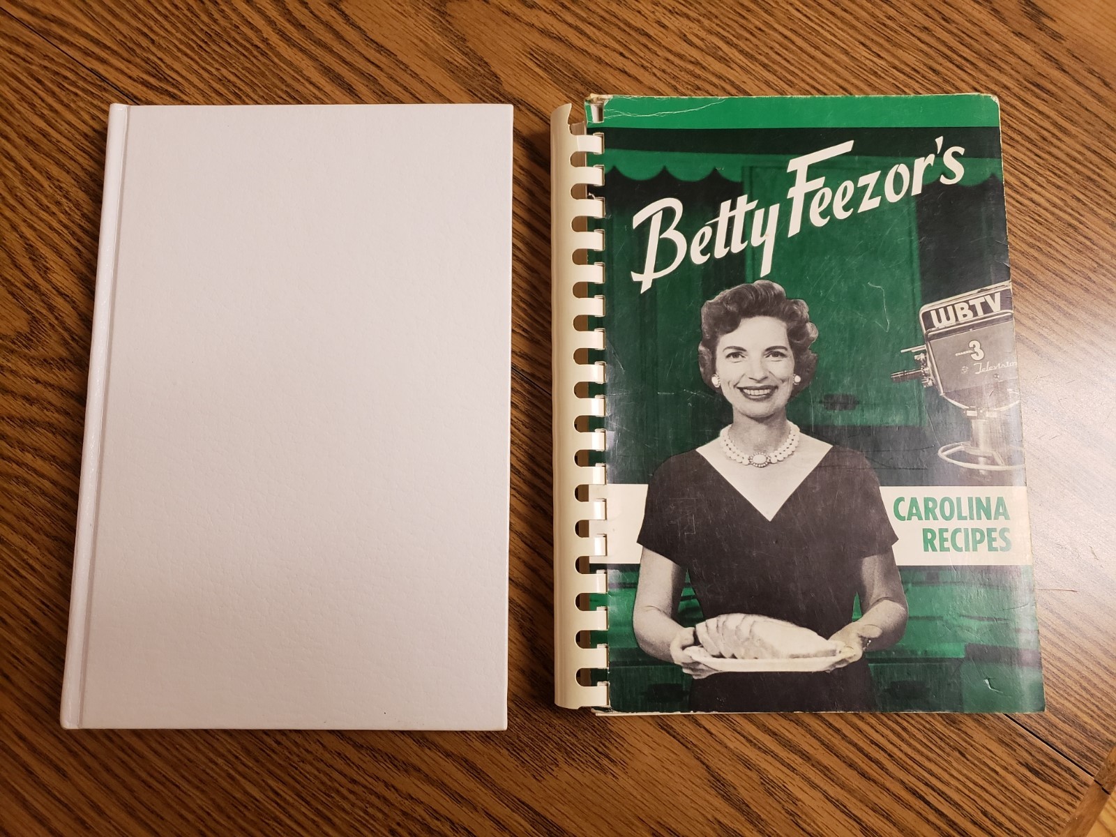 signed Betty Feezor Carolina recipies cookbook WBTV Charlotte w ...