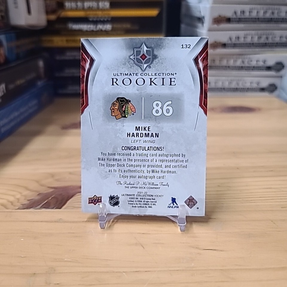 Mike Hardman 2021-22 Ultimate Collection Ultimate Rookie Auto /299 ...